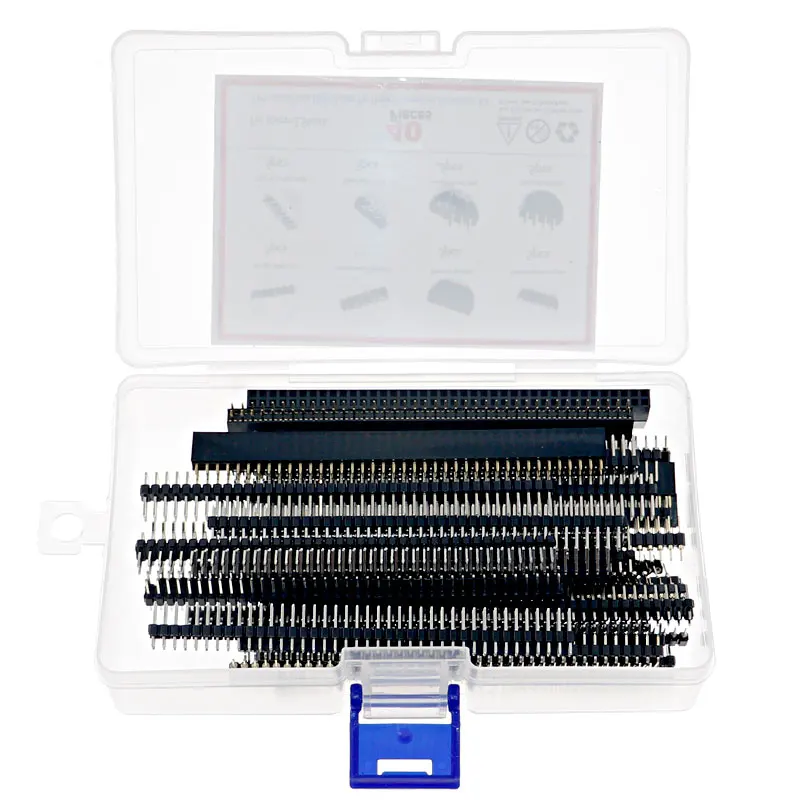 40pcs-Box-8value-Each-5pcs-2-54-mm-breakaway-PCB-40pin-male-and-female ...