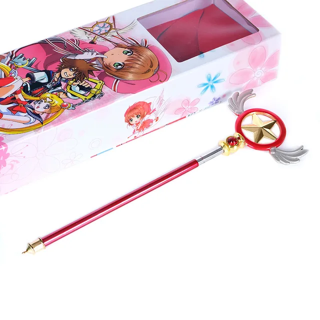 Anime Cardcaptor Big Metal Kinomoto Wand Staff Cosplay Magic Stick ...