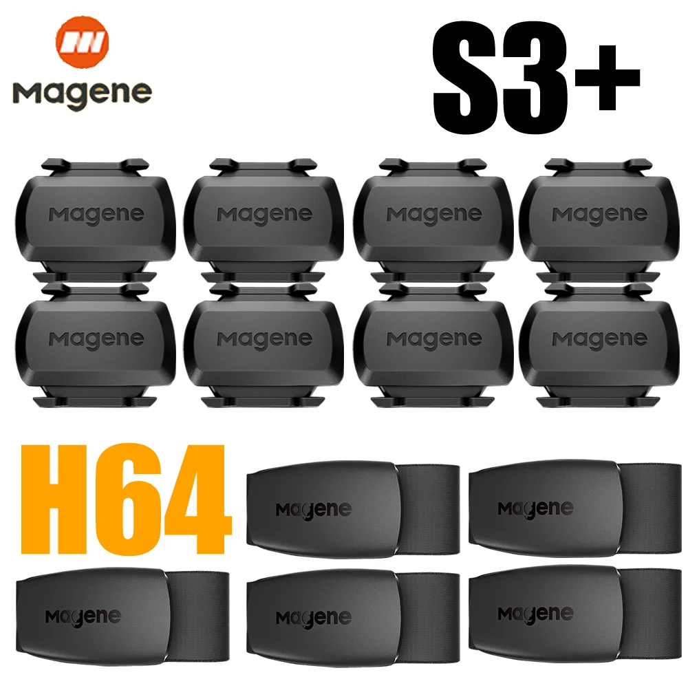 Magene Mover H64 심박수 모니터 S3 + ANT + USB C406 속도 케이던스 센서, 자전거 컴퓨터 자전거 Wahoo Garmin XOSS 전체 판매