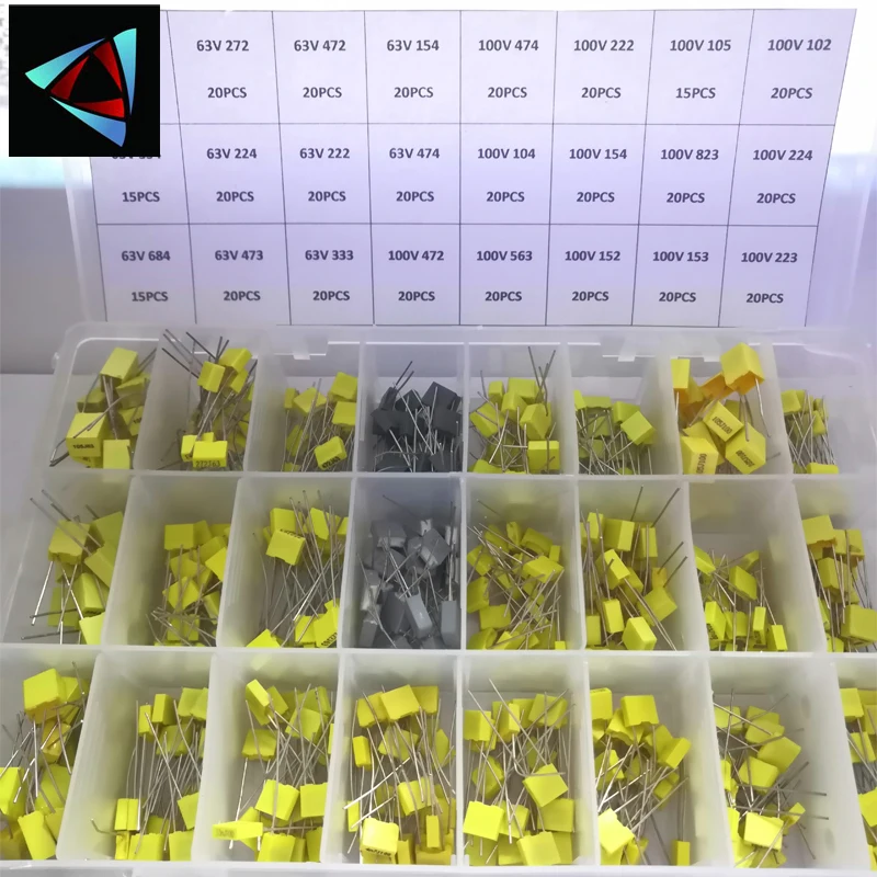 460PCS-BOX-63V-100V-24-Value-Correction-Capacitor-Package-Kit ...
