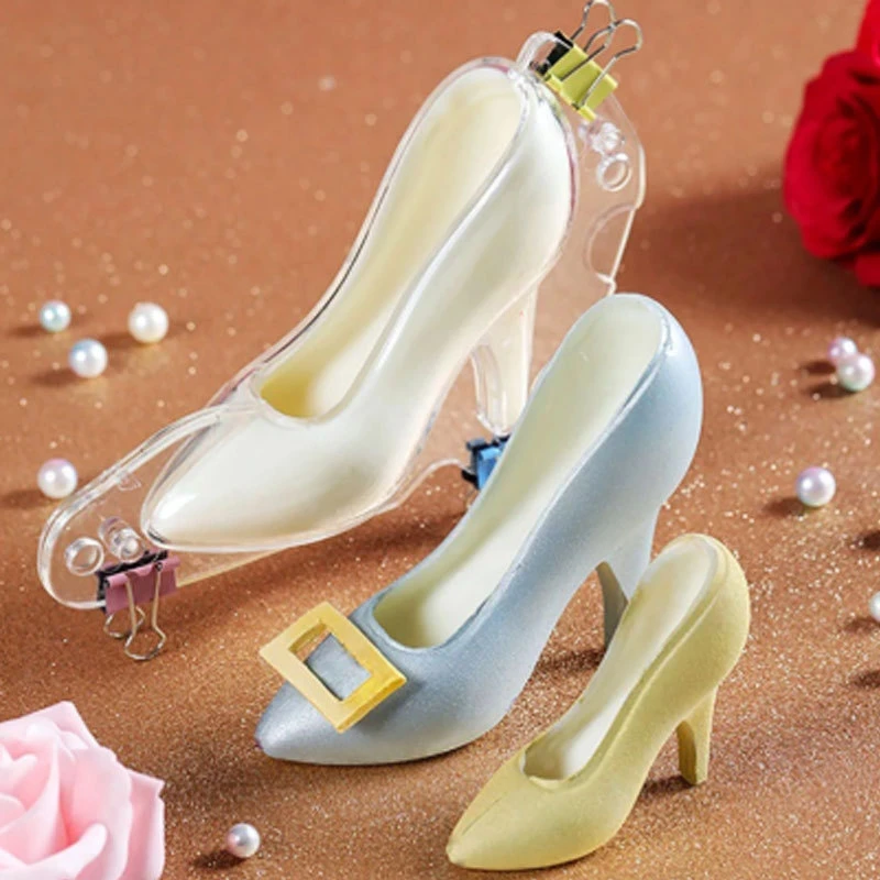Fondant Shoe Chocolate Mold High Heel 3D Cute Candy Sugar Paste Mold ...