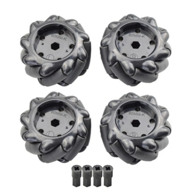 60mm-Mecanum-Wheel-Omni-directional-Tire-with-4pcs-Legos-Motor ...