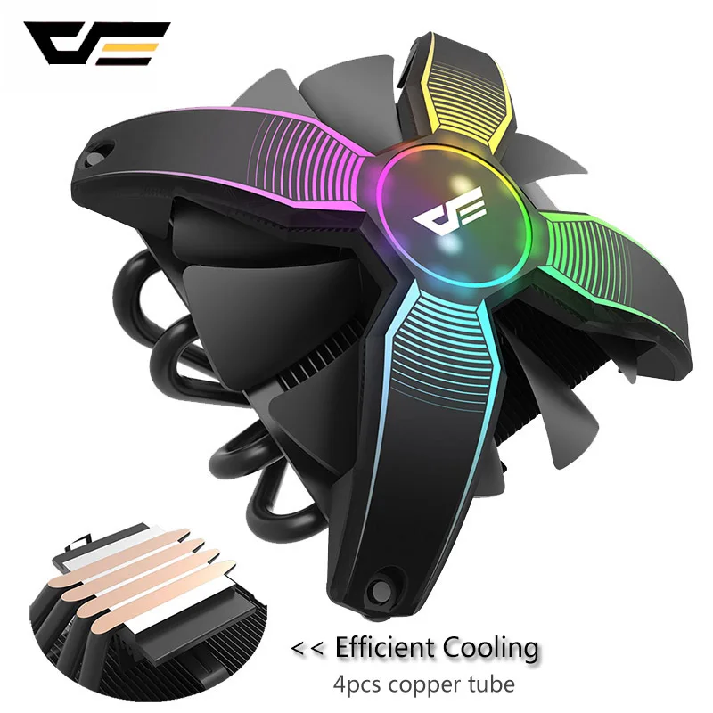 Darkflash cpu cooler radiador dissipador de calor silencioso 120mm 4pin ...