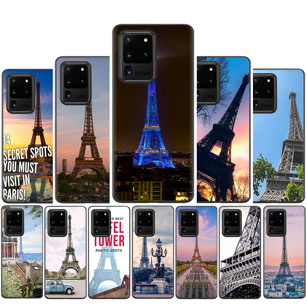 London Paris Eiffel tower France Silicone Case For Samsung S10 Note 10 ...