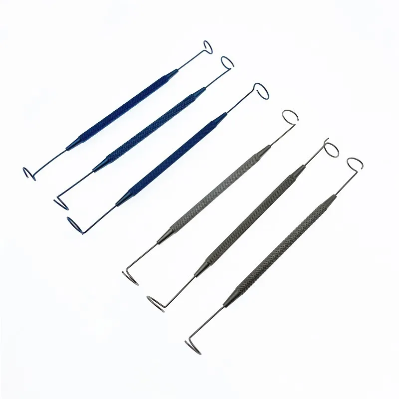 Titanium Double Ended Pigtail Ophthalmic Probe Eye Surgical Instruments ...