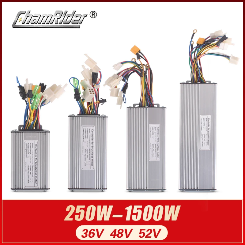Electric Bike Controller 36v 48v Ebike Sensorless Controller 250w 350w ...