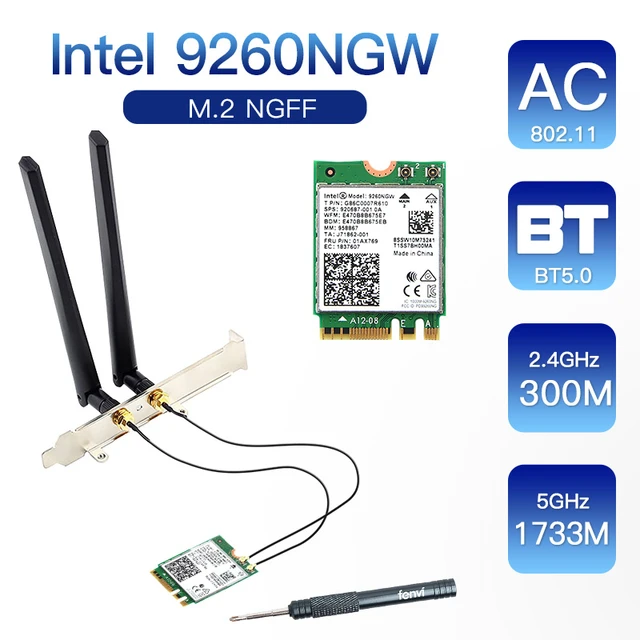 Ax210 Ax210ngw Wifi Card Antenna Wifi 6e Bluetooth 5ghz, 40% OFF