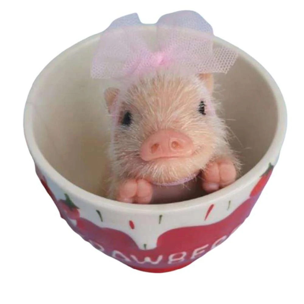 5’’ Avani Doll Full Body Silicone Piglet Cute Lifelike Piglet Reborn ...