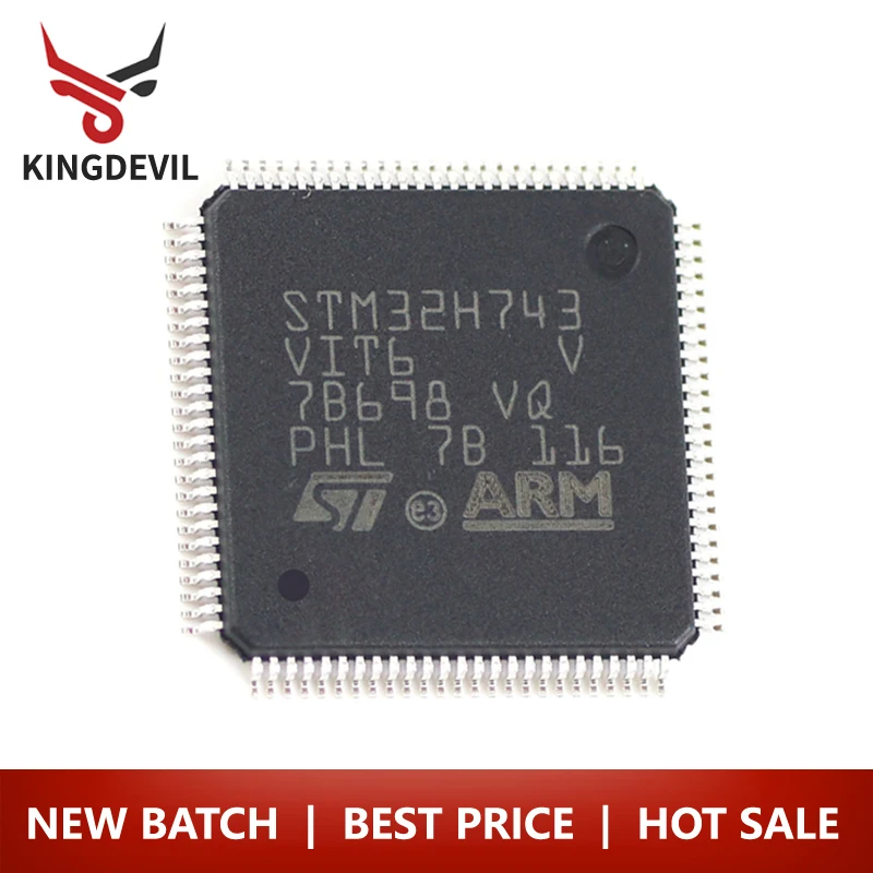 1pcs-lot-Original-Genuine-STM32H743VIT6-LQFP100-STM32-High-Performance-MCU-STM32H7-Series-Single ...