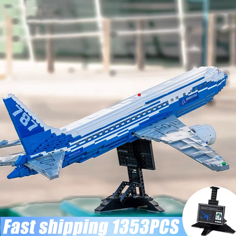 Creative Series The Boeing 787 Airliner Building Block Idea City ...