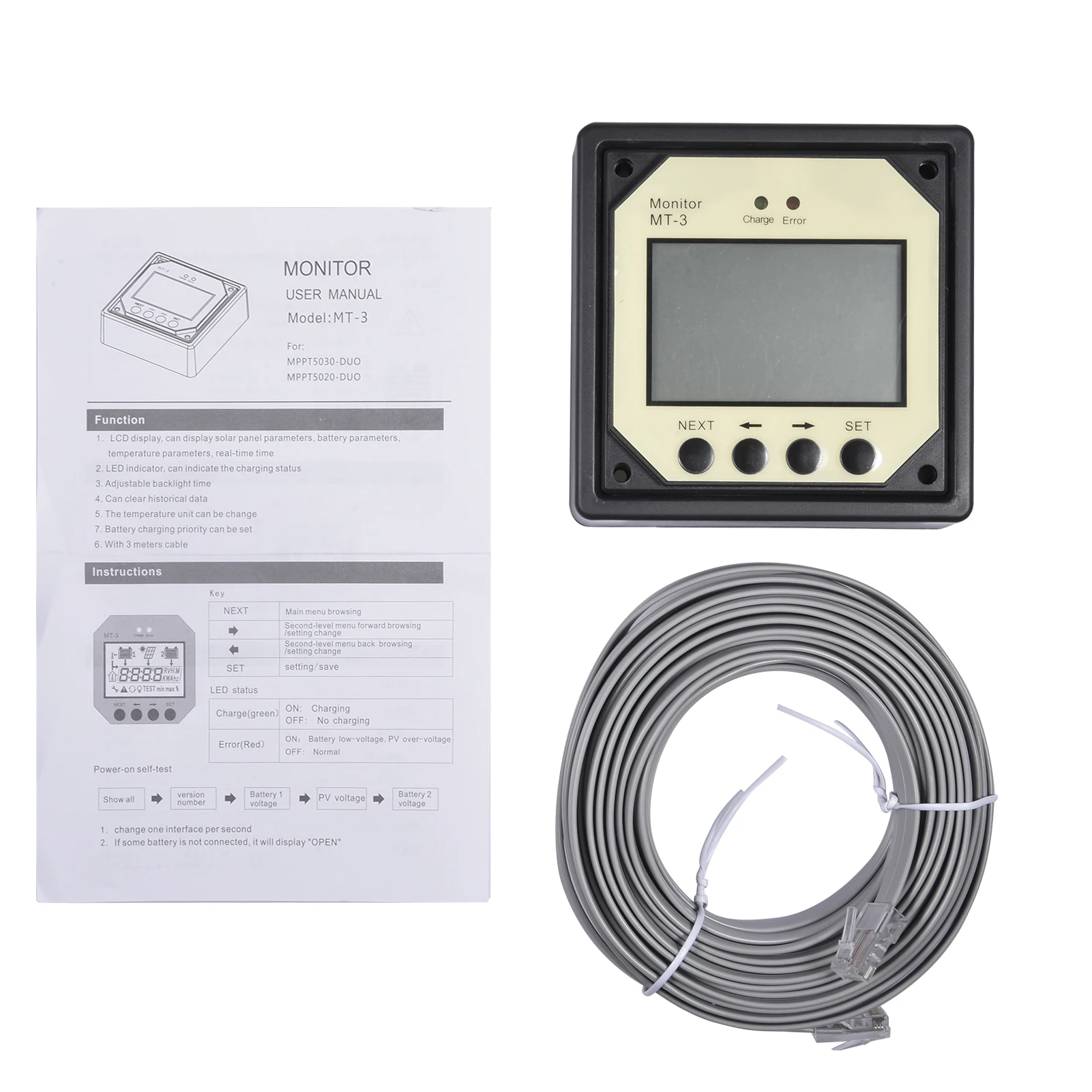 BT10 Bluetooth Module 12V/24V For MPPT Solar Charge Controller MPPT5030 ...