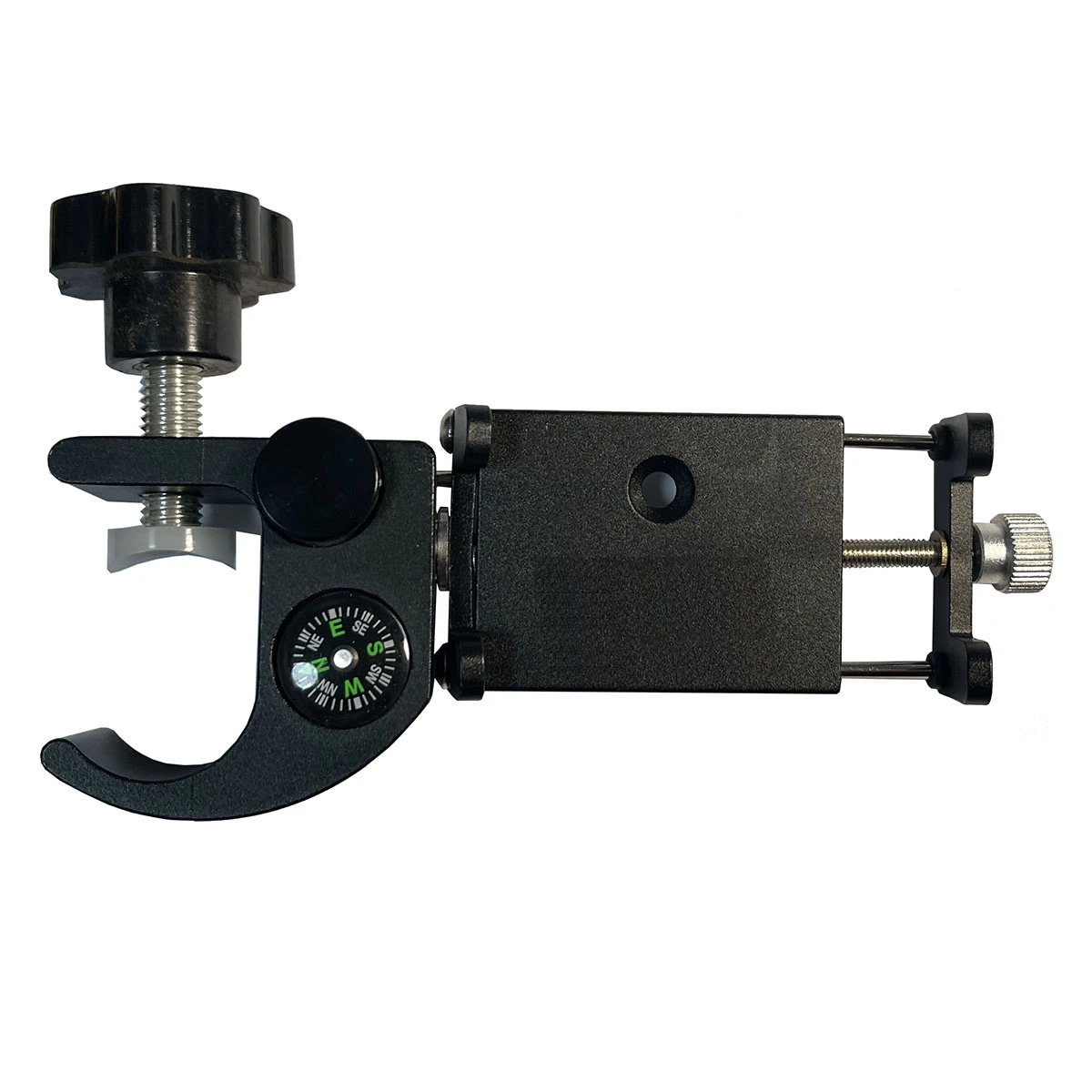 Pole Clamp With Compass & Phone Holder Bracket Cradle ,gps,for Trimble ...