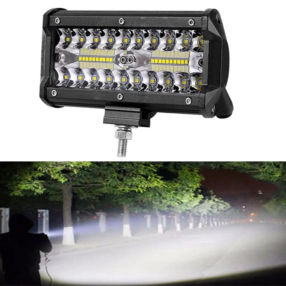 1/2pcs 7" Led Combo Work Light For Car Suv Truck Spotlight Flood Beam ...