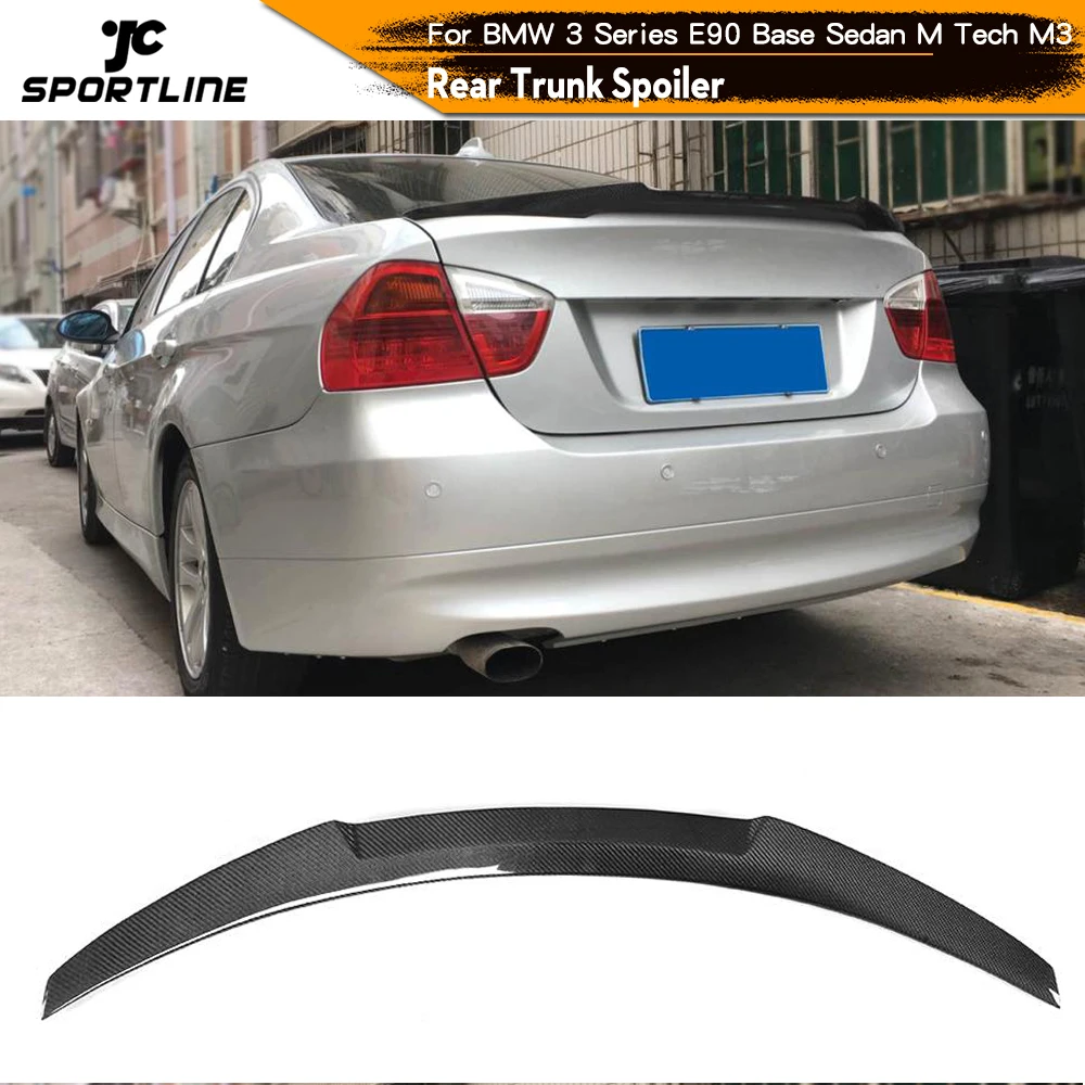 M-performance Carbon Fiber Rear Spoiler Wing For BMW E90 Sedan Series ...