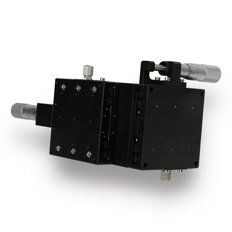 XZ Axis 90*90mm Vertical Lift Linear Platform Motion Manual Stage ...