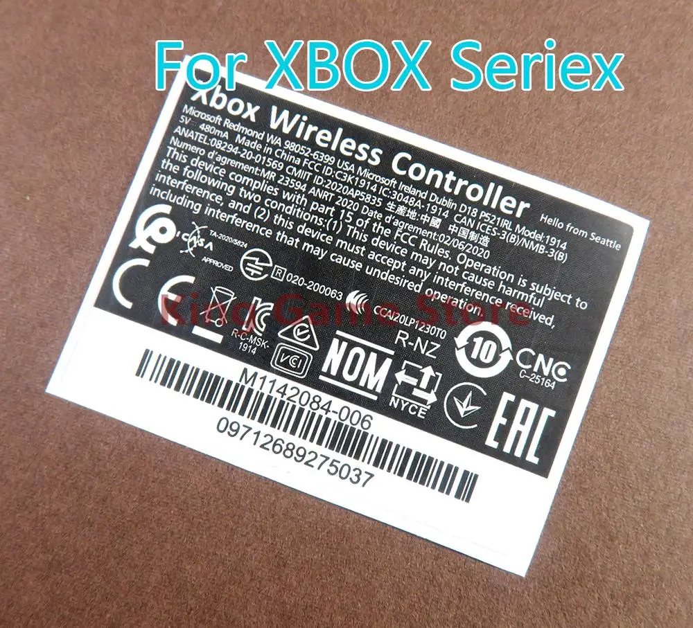 20pcs-lot-Back-Label-Sticker-For-XBOX-Series-S-X-Console-Replacement ...