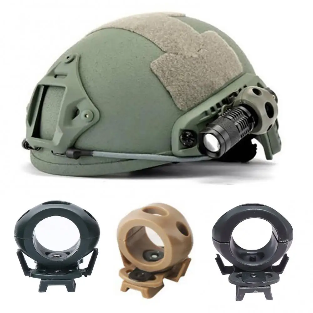 20mm-Durable-Helmet-Flashlight-Clamp-Outdoor-Tactical-Quick-Release ...