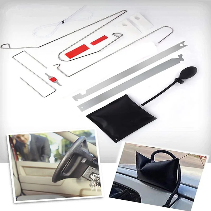 9-Pcs-Universal-Car-Door-Emergency-Opening-Key-Lost-Lock-Out-Unlock ...