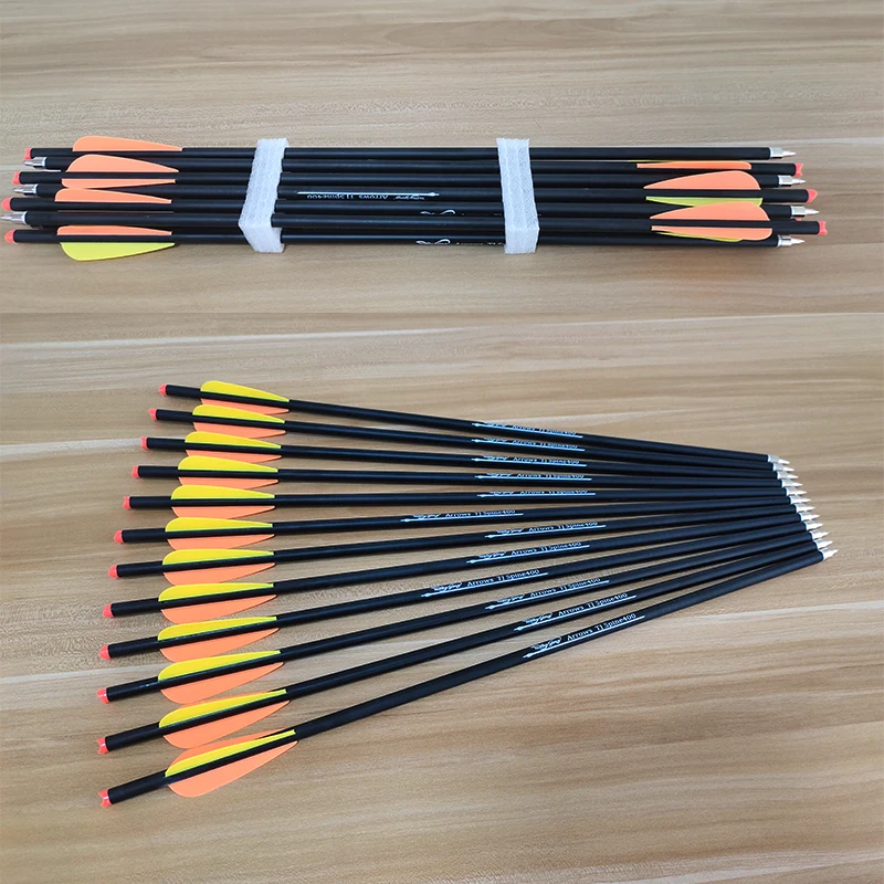 12pcs-Od-8-8-id-7-6-Archery-Arrows-Carbon-Arrow-Spine-400-For-Bolts ...