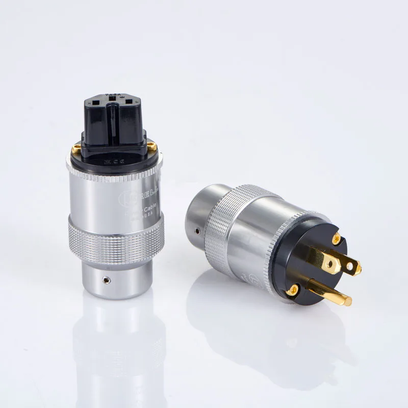 HIFI Krell Gold Plated US Power Plug Connector Power Cord Plug IEC ...