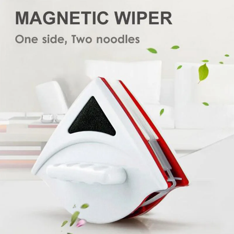 Magnetic-Window-Cleaner-Wiper-Double-Side-Magnetic-Brush-for-Washing ...