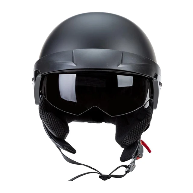Half Helmet With Retractable Shield