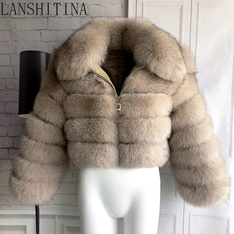 Women's Real Fur Coat High-quality Fur Jacket Real Fur Vest Luxurious ...