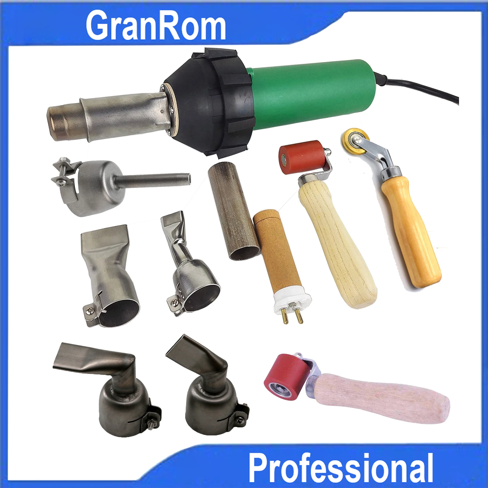 Professional-1600W-Heat-Gun-Plastic-Welder-Kit-With-5pcs-Welding ...