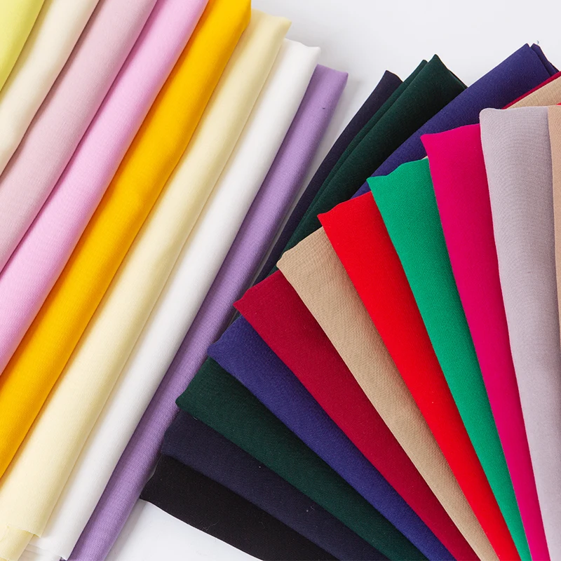 23 Color 100% Viscose Fabric Half Yard Summer Soft Breathable Rayon ...