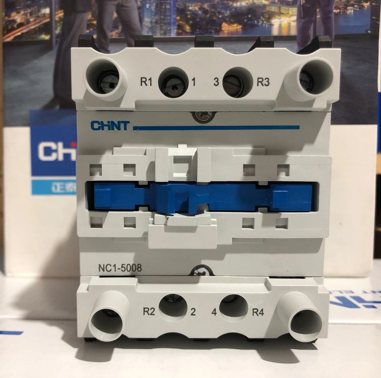 CHINT NC1-5008 2NO 2NC NC5004 4NO 50A AC 220V Rail Mount Contactor Industrial Electric Contactor