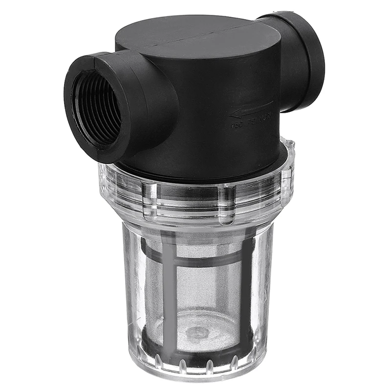 Garden Pond Inline Mesh Strainer Water Pump Filter Irrigation High Flow ...