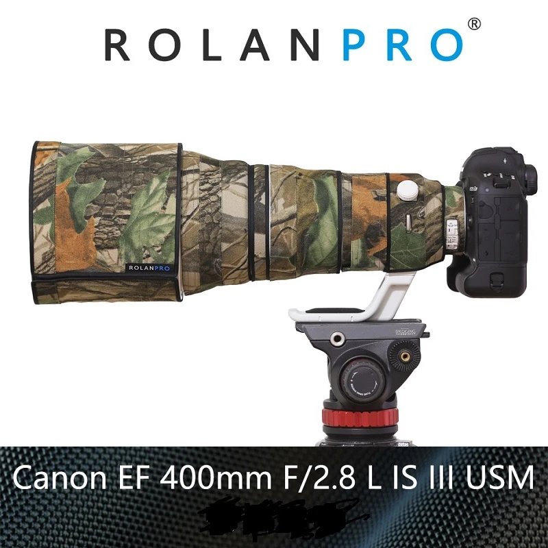 Rolanpro Waterproof Lens Camouflage Coat Rain Cover For Canon Ef 400mm ...