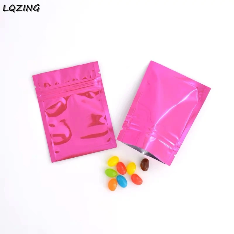 7.5*10cm Colors Mini Ziplock Bag Aluminized Recyclable Bags Mini ...