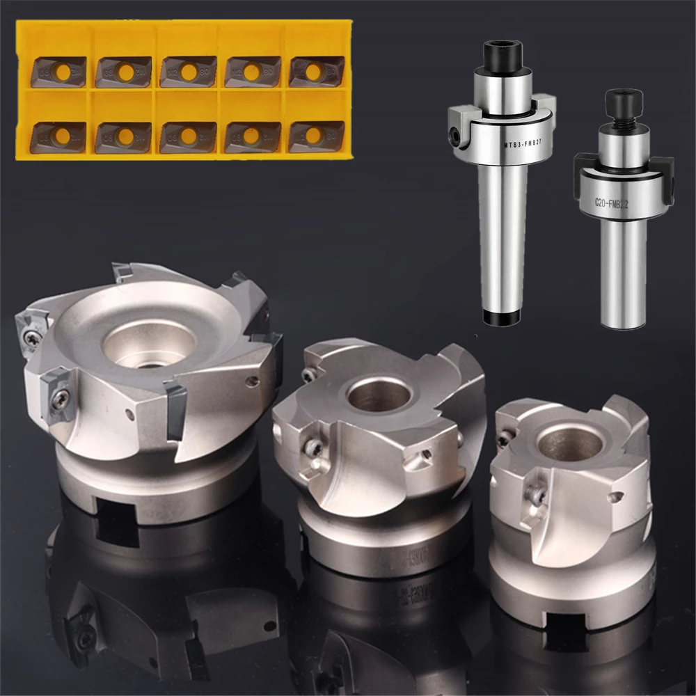 Face Milling Cutter Inserts | Face Endmill Holders | Mtb2 Face - 1set ...