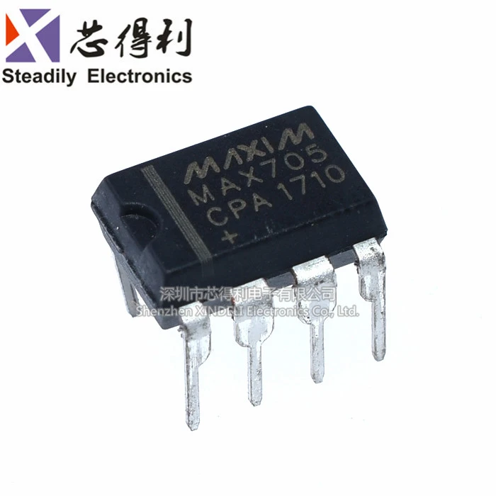 10pcs/lot MAX705 New MAX705CPA MAX705EPA DIP8 Large Core Tablets Quality