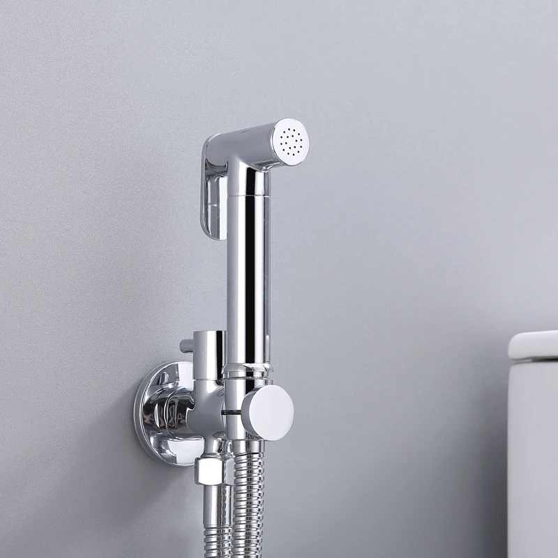 Bidet-Shattaf-Sprayer-Set-Bathroom-Toilet-WC-Shower-Solid-Brass-Round ...