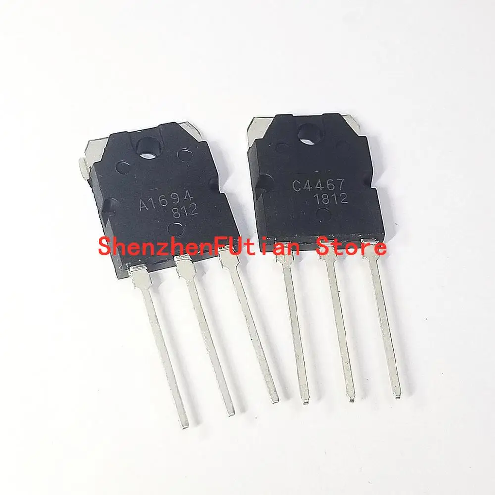 10pcs (5pcs A1694 + 5pcs C4467) To3p 2sa1694 2sc4467 To-3p - Relays ...