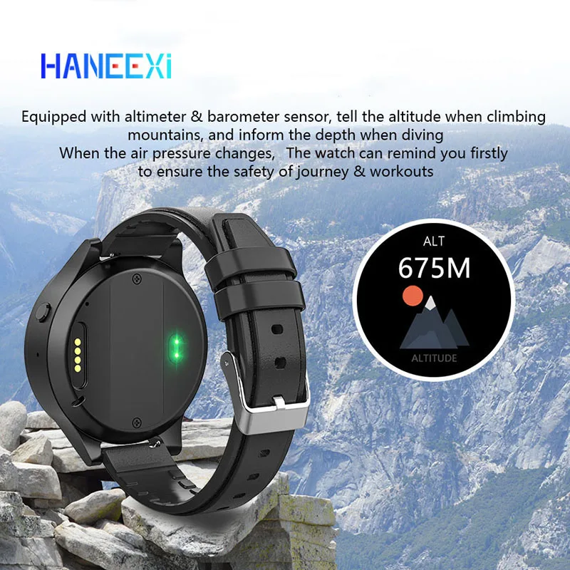 New IP68 5ATM Waterproof 4G Smart Watch Men 3GB 32GB Dual Camera 13MP ...