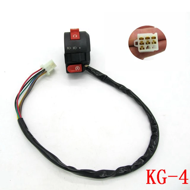 Dirt Bike Switch 7 Wire Kill Switch Housing For 110cc 125cc Pit Bikes ...