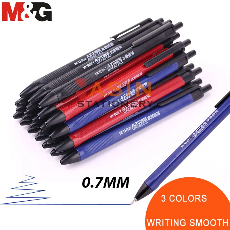 M&G W3002 High Quality M&G 0.7mm Fine ballpoint Pens Writing Smooth ...