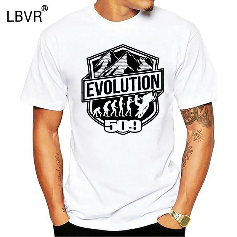 Men's Cool Short Sleeve T Shirt 2019 Newest Men'S Funny Evolution 509 Slednecks Snowmobile ...