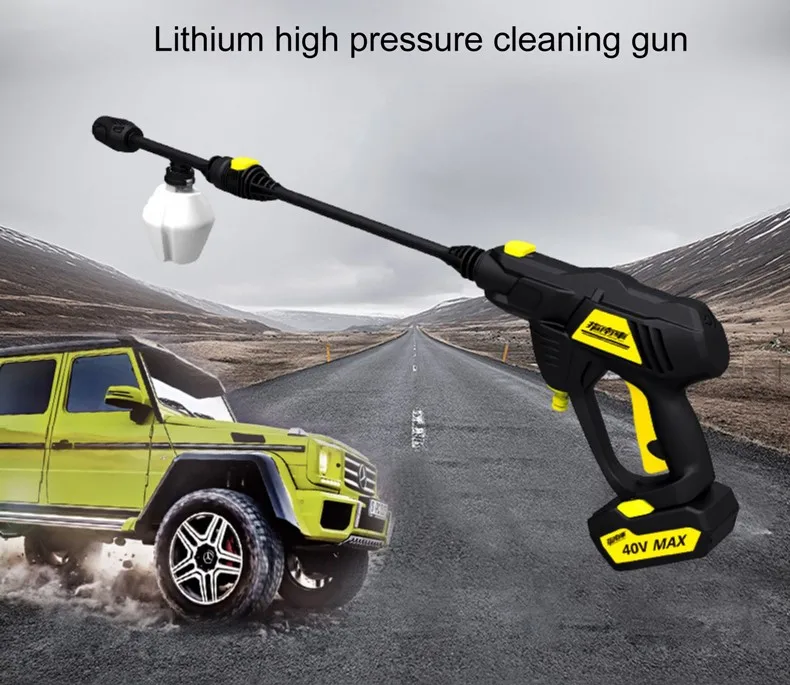 Wireless Car Washer Portable High pressure Water Gun Car Wash Artifact ...
