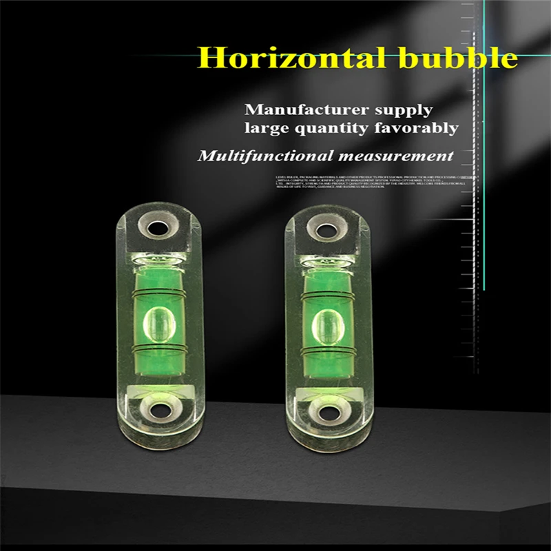 High-Precision-Square-Spirit-Level-with-Mounting-Holes-Green-Bullseye ...