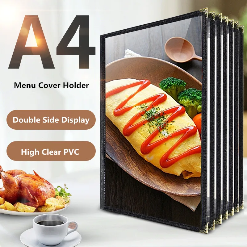 A4-Menu-Covers-8-5-x-11-Inch-Transparent-Restaurant-Menu-Paper-Holder ...