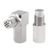 90° O2 Oxygen Sensor Spacer with Built-in Mini Catalytic Converter ...