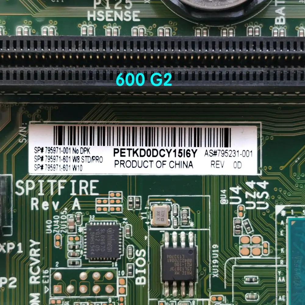 HP ProDesk 600 G2 Desktop Motherboard 795231-001 795971-001 795971-601 ...