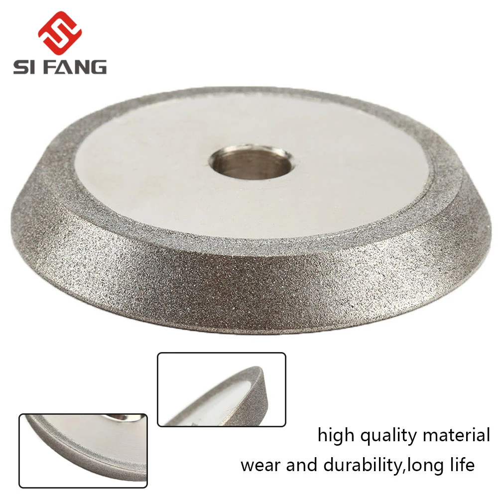 78mm Electroplated Diamond Grinding Wheel Cup 60 degree For Tungsten ...
