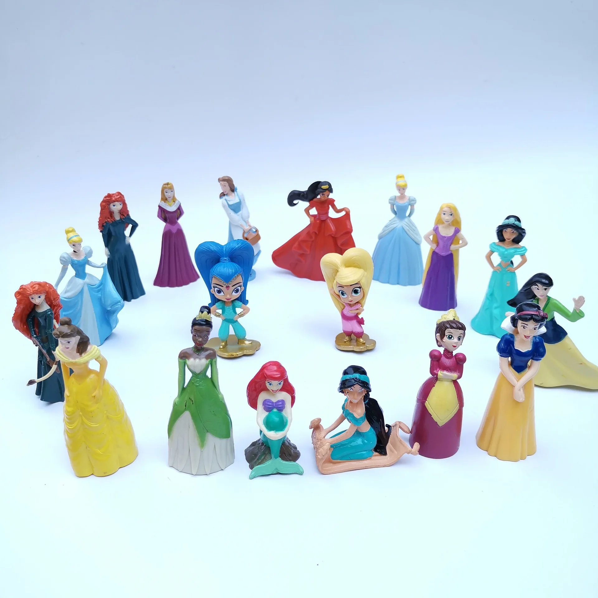 Princess-Figures10pcs-Lot-10-13cm-Frozen-Elsa-Anna-Mermaid-Cinderella ...