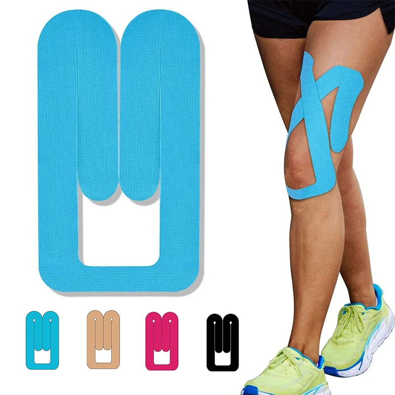 10 Pcs Pre-Cut Kinesiology Tape Knee Pads Sports Tape for Knee, Patella ...