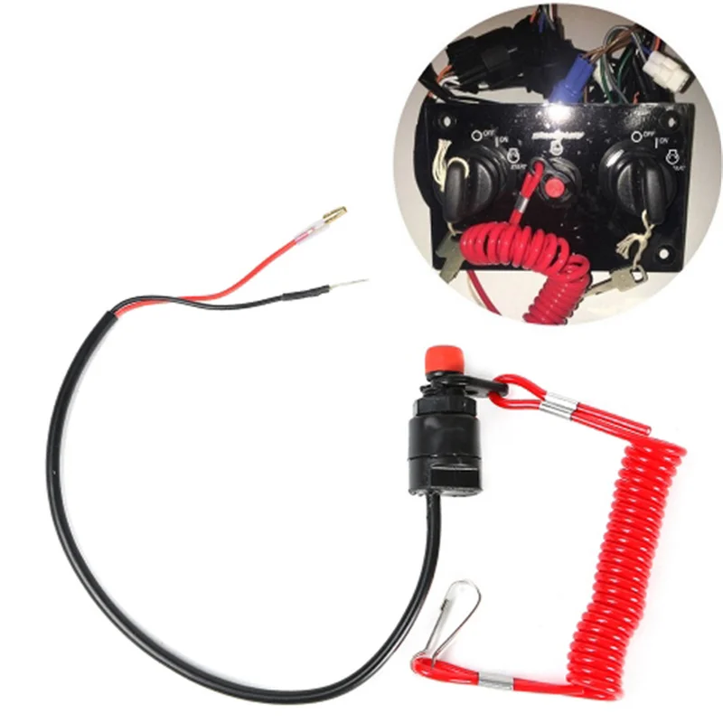 Universal Motorcycle Emergency Cut-off Flameout Trainer Switch Outboard ...